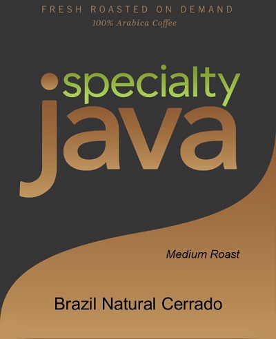Specialty Java Inc.: Brazil Natural Cerrado - CasePak (4/2.2 lb)
